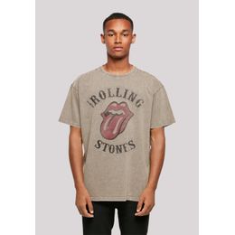 F4NT4STIC Damen T-Shirt "The Rolling Stones Tour '78 Vector", gr&uuml;n, Gr. L, Obermaterial: 100% Baumwolle, Shirts, Premium Qualit&auml;t
