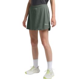 Jack Wolfskin Damen Hosenrock "PRELIGHT SWIFT SKORT W", grün, Gr. XS, Außenjacke: Oberstoff: 85% POLYAMID, 15% ELASTHAN; Innenjacke: Kontrastmaterial