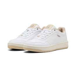 Puma Damen Sneaker "COURT CLASSY", Gr. 37Puma wei&szlig;, toasted almond, Synthetik, Schuhe
