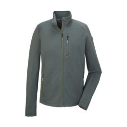Killtec Herren Strickjacke "KOS 92 MN FLX JCKT", grün, Gr. L, Obermaterial: 92% Polyester, 8% Elasthan, Strickjacken, Sportliche Herrenjacke mit