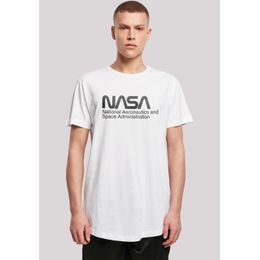 F4NT4STIC Herren T-Shirt "NASA Logo One Tone", weiß, Gr. M, Obermaterial: 100% Baumwolle, Shirts, Print