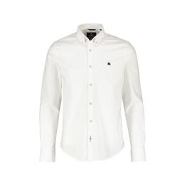 Lerros Herren Langarmhemd "Lerros Oxfordhemd, unifarben", weiß, Gr. XXXL, 100% Baumwolle, Hemden