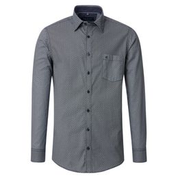 Casamoda Herren Langarmhemd "Casamoda Freizeithemd Print", gr&uuml;n, Gr. 7XL, bedruckt, 100% Baumwolle, Hemden