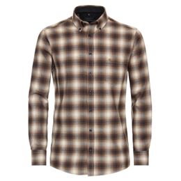 Casamoda Herren Langarmhemd "Casamoda Freizeithemd kariert", gr&uuml;n, Gr. XXXL, kariert, 100% Baumwolle, Hemden