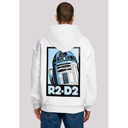 F4NT4STIC Herren Kapuzenpullover "Star Wars R2-D2 Poster", wei&szlig;, Gr. XXL, Obermaterial: 100% Baumwolle, Pullover, Print