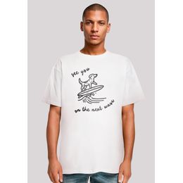 F4NT4STIC Damen T-Shirt "See You On The Next Wave", wei&szlig;, Gr. XS, Obermaterial: 100% Baumwolle, Shirts, Premium Qualit&auml;t