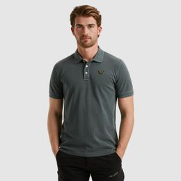 PME-Legend PME LEGEND Herren Poloshirt "Short sleeve polo garment dyed pique", grün, Gr. XXL, unifarben, Jersey, Obermaterial: 100% Baumwolle, Shirts, mit Logo