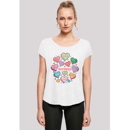 F4NT4STIC Damen T-Shirt "Muttertag Mama Herzen", wei&szlig;, Gr. S, Obermaterial: 100% Baumwolle, Shirts, Premium Qualit&auml;t
