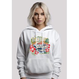 F4NT4STIC Damen Kapuzenpullover "The Beach Boys Musik Band Tropical", weiß, Gr. M, Obermaterial: 65% Baumwolle, 35% Polyester, Pullover, Premium