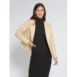 Maze Damen Lederblazer "42021220", wei&szlig;, Gr. XL, Obermaterial: 100% Lammleder; Futter: 100% Viskose; &Auml;rmelfutter: 100% Polyester, Blazer