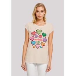 F4NT4STIC Damen T-Shirt "Muttertag Mama Herzen", wei&szlig;, Gr. XXL, Obermaterial: 100% Baumwolle, Shirts, Premium Qualit&auml;t