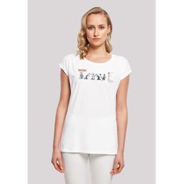 F4NT4STIC Damen T-Shirt "Looney Tunes Sylvester Colour Code", wei&szlig;, Gr. XL, Obermaterial: 100% Baumwolle, Shirts, Print