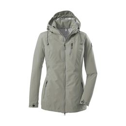 G.I.G.A. by Killtec Damen Softshelljacke "Solena", gr&uuml;n, Gr. 36, G.I.G.A. DX BY KILLTEC, Oberstoff: Oberseite: 100% Polyester, R&uuml;ckseite: 100% Polyester, Futter: 100%