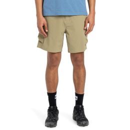 Quiksilver Herren Cargoshorts "Run Ashore", grün, Gr. L, 51% Nylon, 36% Nylon, 13% Elasthan, Hosen