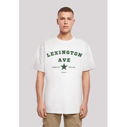 F4NT4STIC Herren T-Shirt "Lexington Ave OVERSIZE TEE", weiß, Gr. XL, Obermaterial: 100% Baumwolle, Shirts, Print