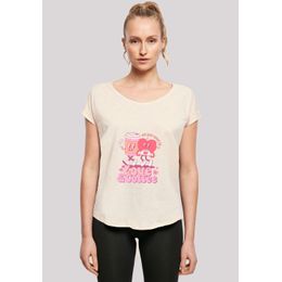 F4NT4STIC Damen T-Shirt "Love and Coffe Valentinstag", wei&szlig;, Gr. XS, Obermaterial: 100% Baumwolle, Shirts, Premium Qualit&auml;t