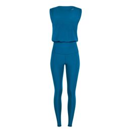 WINSHAPE Damen Jumpsuit "JS102LSC", grün, Gr. M, 85% Polyester, 15% Elasthan, Overalls, Functional Comfort