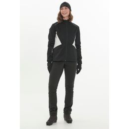 Endurance Damen Softshelljacke "Loralei", schwarz-weiß, Gr. 36, mehrfarbig, 100% Polyester, Jacken, mit Reflektoren