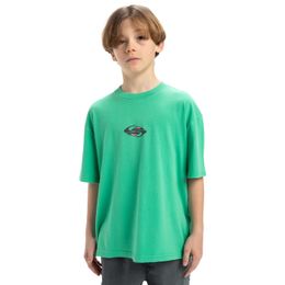 Quiksilver Jungen Shirttop "Gh Qs Global Heat", grün, Gr. 16, [Hauptstoff] 100% Bio-Baumwolle, Tops