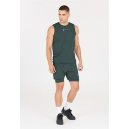 Virtus Herren Shorts "Zayne", grün, Gr. M, unifarben, 95% Polyester, 5% Elasthan, Hosen, mit 4-Wege-Stretch und Innenhose