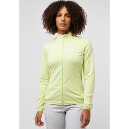 Jack Wolfskin Damen Funktionsjacke "PRELIGHT TRAIL FZ W", gr&uuml;n, Gr. XS, Obermaterial: 84% Polyester, 16% Elastan; Futter: 100% Polyester, Jacken