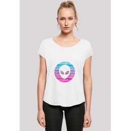 F4NT4STIC Damen T-Shirt "Alien Kopf", wei&szlig;, Gr. S, Obermaterial: 100% Baumwolle, Shirts, Premium Qualit&auml;t