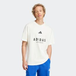 Herren T-Shirt "M A SZN G T", wei&szlig;, Gr. S, adidas Sportswear, Obermaterial: 100% Baumwolle, Shirts