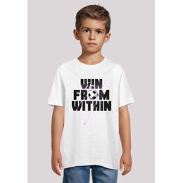 F4NT4STIC M&auml;dchen T-Shirt "Win From Within Soccer Splash Lilac", wei&szlig;, Gr. 158, Obermaterial: 100% Baumwolle, Shirts, Premium Qualit&auml;t