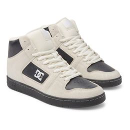 DC Shoes Herren Sneaker "Manteca 4 Hi S", Gr. 11, schwarz-weiß, Obermaterial: Leder (Kuh) / Futter: Textil / Außensohle: Gummi, Schuhe