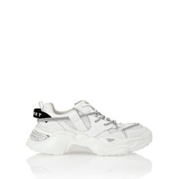 Plein Sport Damen Sneaker "Runner Sneaker", Gr. 44, weiß, Schuhe
