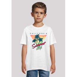F4NT4STIC M&auml;dchen T-Shirt "California Palmen Retro", wei&szlig;, Gr. 158, Obermaterial: 100% Baumwolle, Shirts, Premium Qualit&auml;t