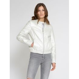 Maze Damen Blouson "42021247", weiß, Gr. XL, Obermaterial: 100% Lammleder; Futter: 100% Viskose; Ärmelfutter: 100% Polyester, Jacken