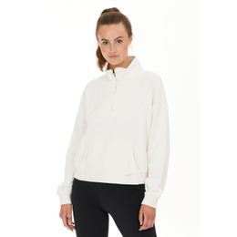 ENDURANCE ATHLECIA ATHLECIA Damen Sweatshirt "Cinzia", wei&szlig;, Gr. 34, unifarben, 90% Baumwolle, 10% Elasthan, Sweatshirts, mit atmungsaktiver Eigenschaft