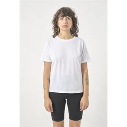 Cleptomanicx Damen T-Shirt "Basic Tee Ligull", wei&szlig;, Gr. XL, unifarben, 100% Baumwolle, Shirts, Locker geschnitten