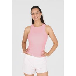 ENDURANCE ATHLECIA ATHLECIA Damen Tanktop "Tinashe", pink, Gr. 44, unifarben, 92% Viskose, 8% Elasthan, Tops, im schnelltrocknenden, gerippten Design