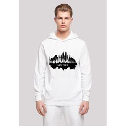 F4NT4STIC Herren Kapuzenpullover "Cities Collection - New York skyline", wei&szlig;, Gr. XL, Obermaterial: 50% Baumwolle, 50% Polyester, Pullover, Print