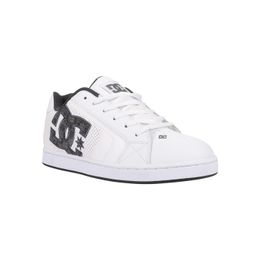 DC Shoes Herren Sneaker "Net", Gr. 8, wei&szlig;, Obermaterial:52.5% Leder, 47.5% Synthetikmaterial;, Schuhe