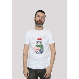F4NT4STIC Damen T-Shirt "Star Wars Stromtrooper Up To Snow Good", wei&szlig;, Gr. L, Obermaterial: 100% Baumwolle, Shirts, Print