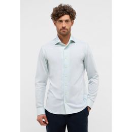 Eterna Herren Langarmhemd "SLIM FIT", gr&uuml;n, Gr. 46, 58% Baumwolle, 42% Polyester, Hemden, NON IRON (b&uuml;gelfrei)