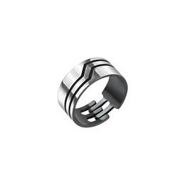 Vivance Herren Fingerring "925 Sterling Silber oxidiert", 064 (20,4), Silber 925 (Sterlingsilber), weiß, Silber 925 (Sterlingsilber), Fingerringe