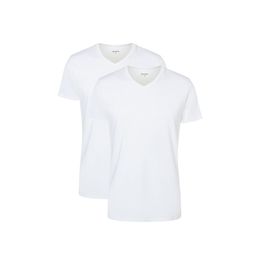 Camano Damen T-Shirt "T-Shirt 2er Pack", wei&szlig;, Gr. XXL, 100% Baumwolle, Shirts