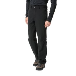 Vaude Herren Funktionshose "Men's Strathcona Warm Pants II", schwarz, Gr. 58, unifarben, Web, Obermaterial: 56% Polyamid, 34% Polyester, 10%