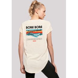 F4NT4STIC Damen T-Shirt "Bora Bora Leewards Island", wei&szlig;, Gr. M, Obermaterial: 100% Baumwolle, Shirts, Premium Qualit&auml;t