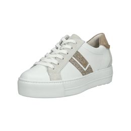 Paul Green Damen Sneaker "Paul Green Sneaker Leder/Textil", Gr. 40,5, weiß, Leder, Textil, Schuhe