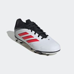 M&auml;dchen Fu&szlig;ballschuh "COPA PURE 3 CLUB KIDS FG/MG", adidas Performance, Gr. 38,5, wei&szlig;, Synthetik, Schuhe, f&uuml;r Rasenpl&auml;tze