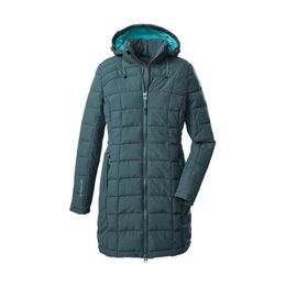 Killtec Damen Steppmantel "Skane WMN Quilted PRK", grün, Gr. 50, Oberstoff: 100% Polyester, Futter: 100% Polyester, Wattierung: 100% Polyester,