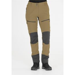 WHISTLER Damen Softshellhose "Avatar", gr&uuml;n, Gr. 42, unifarben, 91% Polyester, 9% Elasthan, Hosen, mit 4-Wege-Stretch-Material