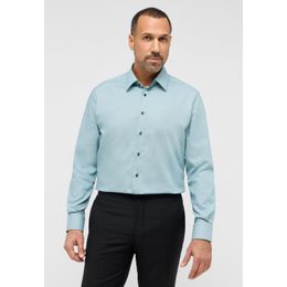Eterna Herren Langarmhemd "MODERN FIT", gr&uuml;n, Gr. 46, 100% Baumwolle, Hemden, NON IRON (b&uuml;gelfrei)