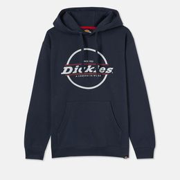 Dickies Mädchen Kapuzensweatshirt "Dickies Workwear Sweatshirt TOWSON GRAPH HOODIE", blau, Gr. M, Obermaterial: 80% Baumwolle, 20% Polyester,