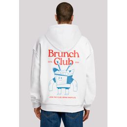 F4NT4STIC Herren Kapuzenpullover "The Brunch Club", wei&szlig;, Gr. XXL, Obermaterial: 100% Baumwolle, Pullover, Premium Qualit&auml;t